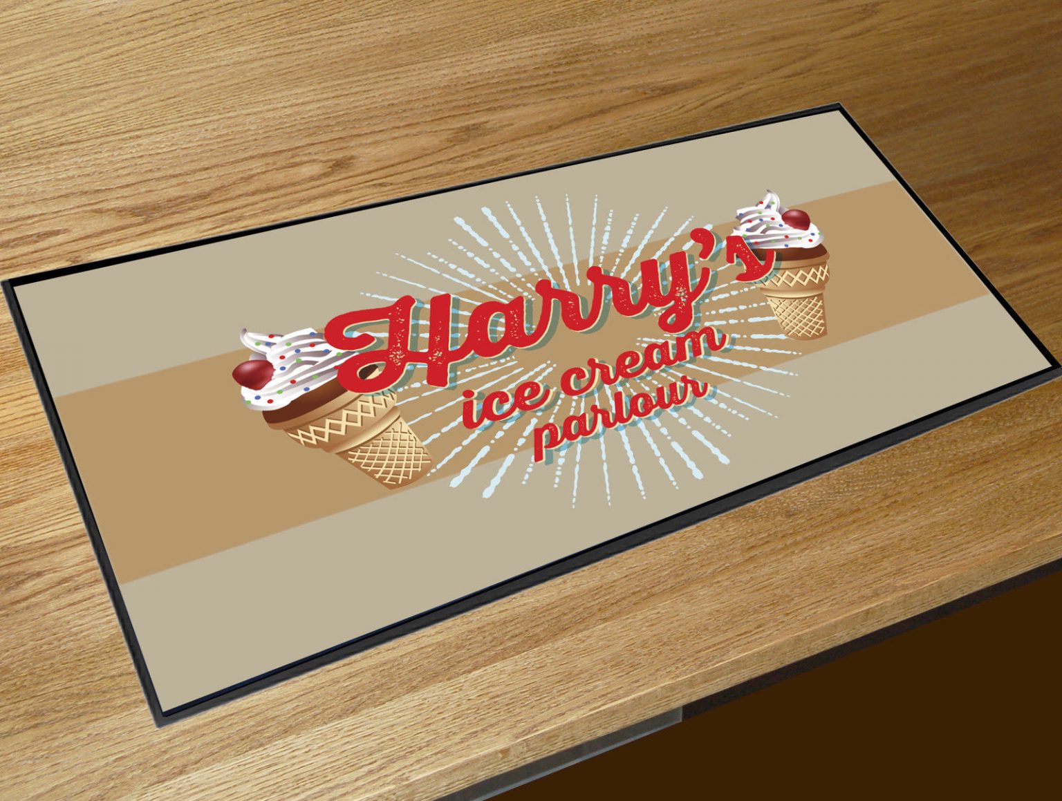 Custom Counter Mat - Retail Counter Mat With Custom Printing